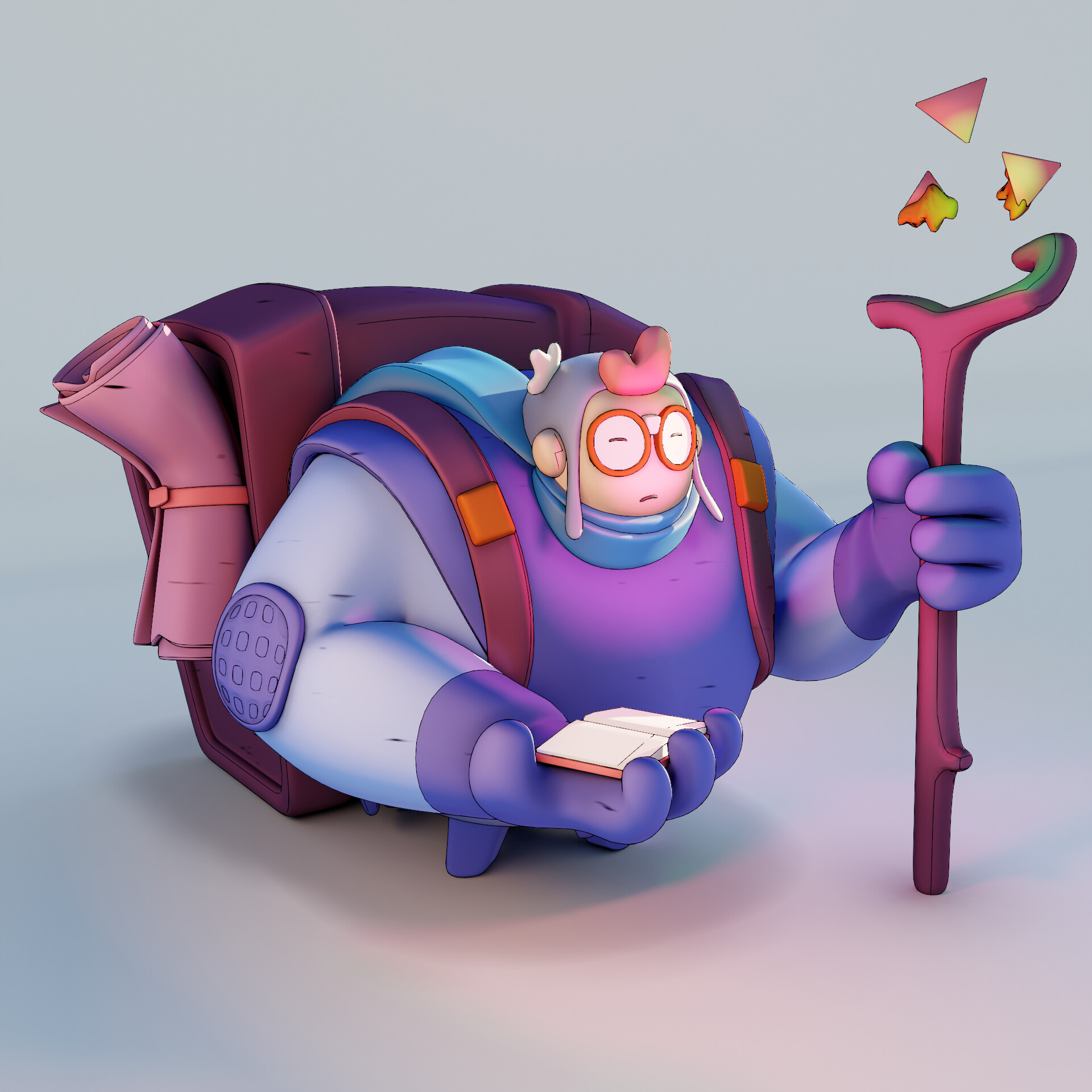 ArtStation - Wizard - Stylized 3D Character