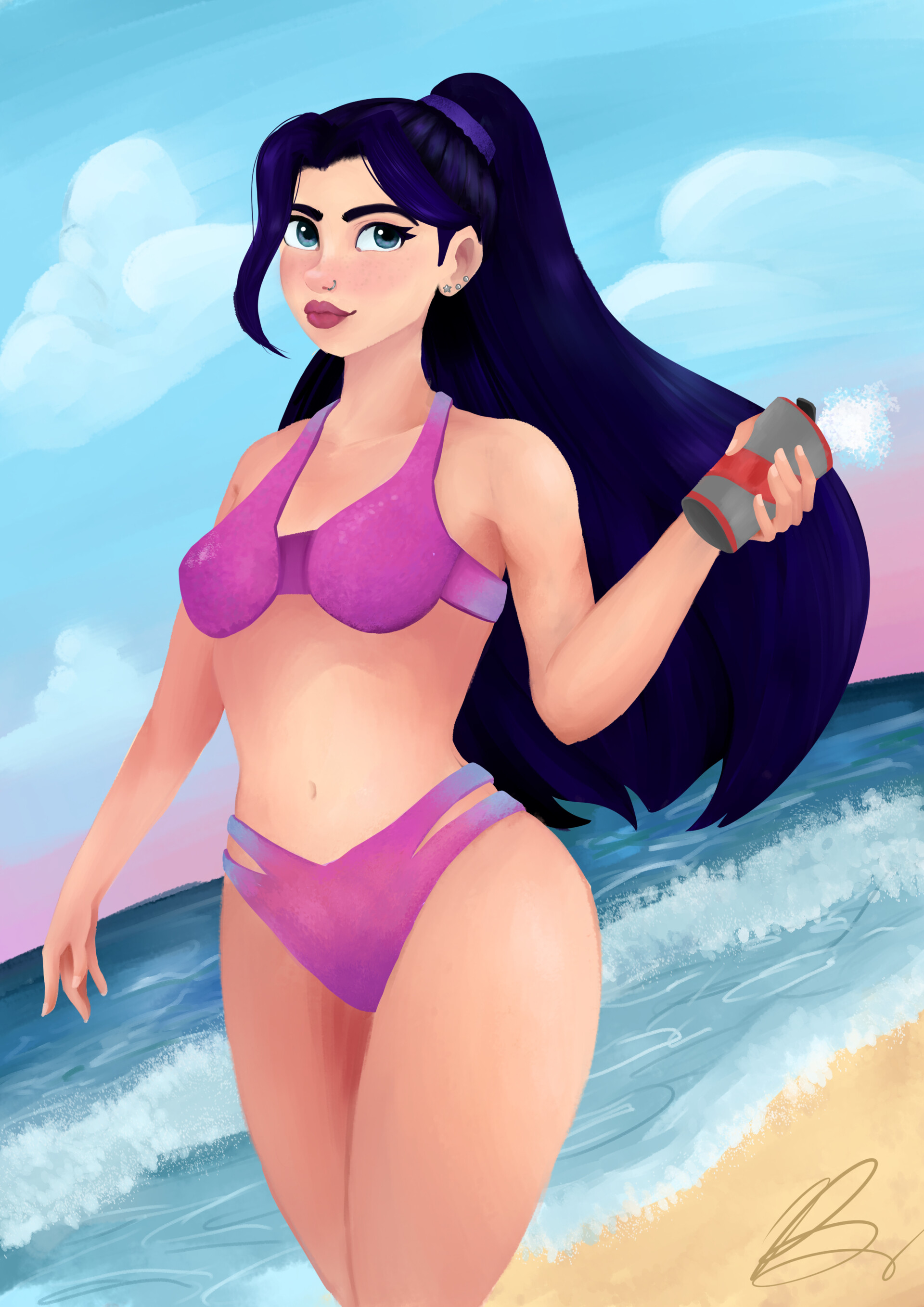 ArtStation - Bikini Girl