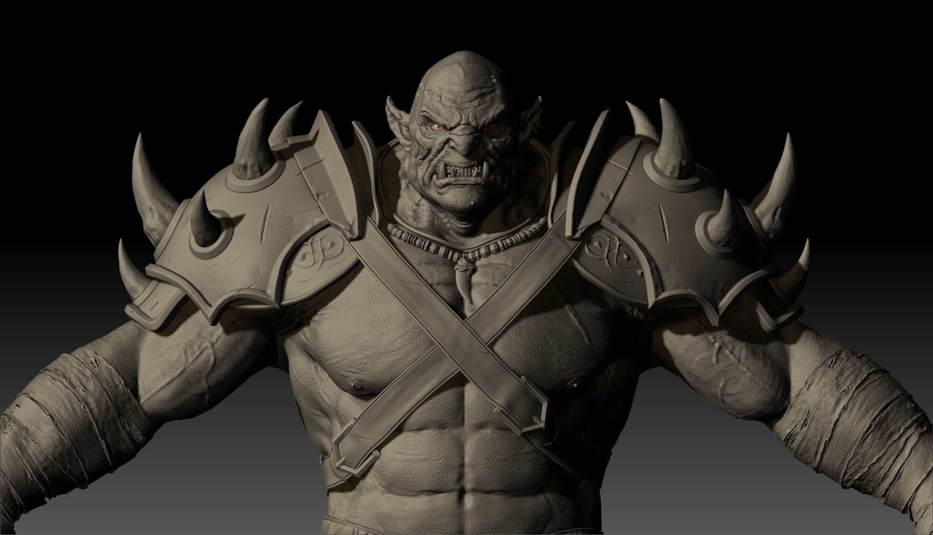 ArtStation - Orc Warrior High Poly