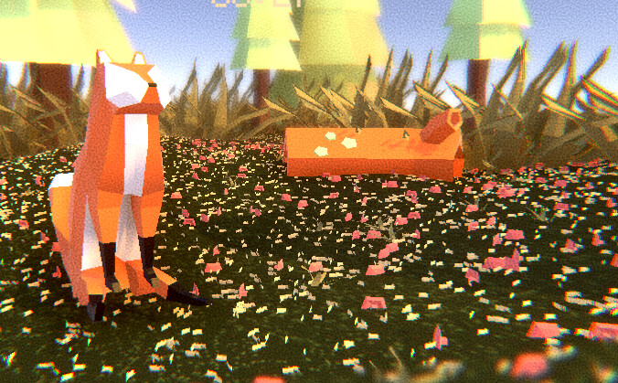 ArtStation - fox game I made for my 2023 DTP class