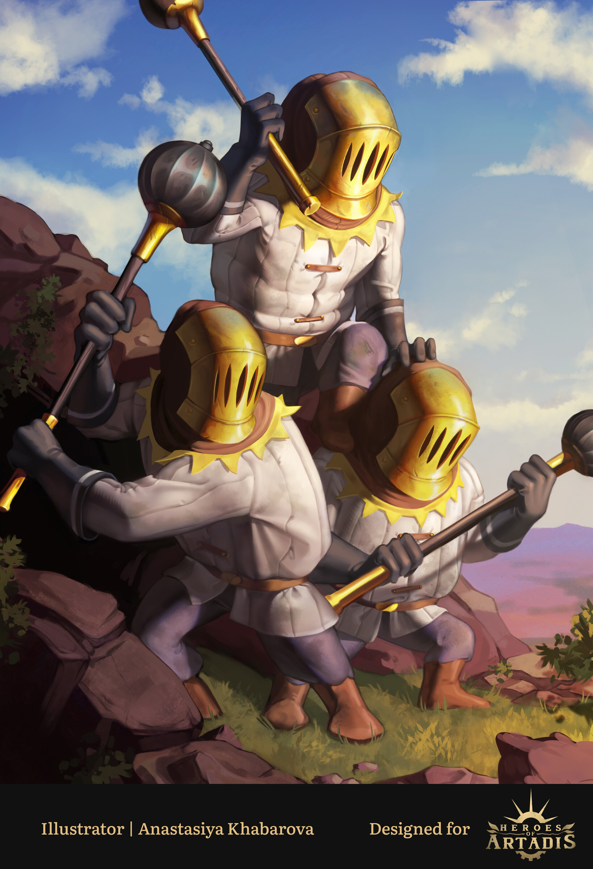 ArtStation - Heroes of Artadis characters part 1