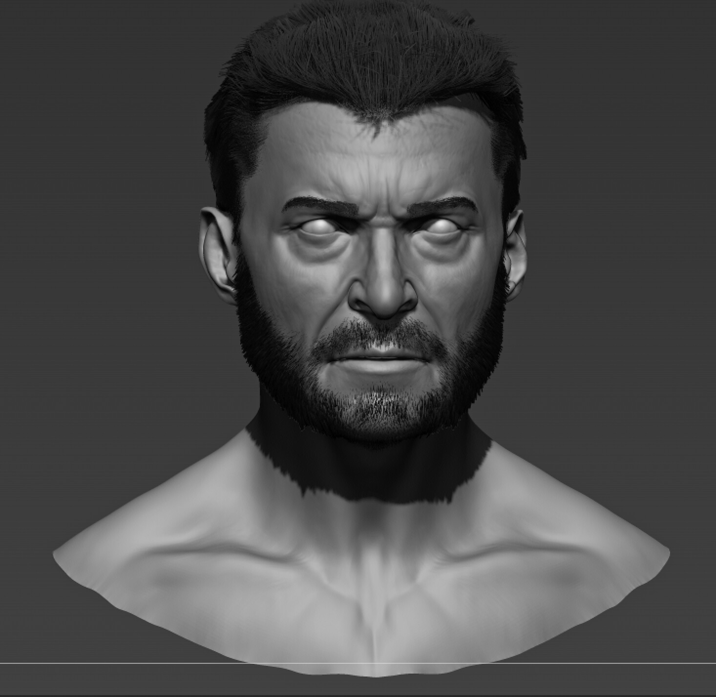 ArtStation - (WIP) Logan Portrait