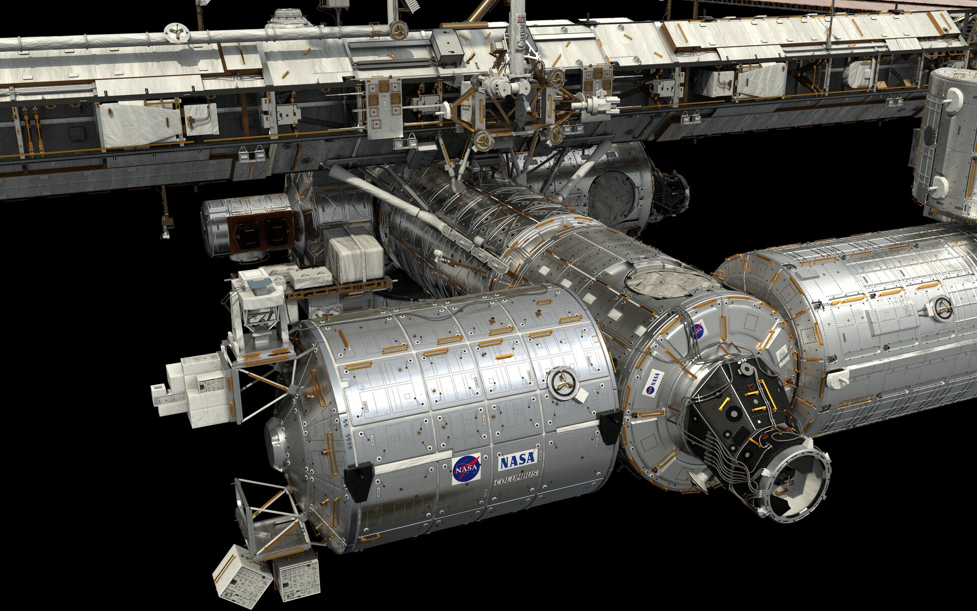 Andrey Kuznetsov-Nikoare - ISS render in Redshift (Cinema4d) 2018