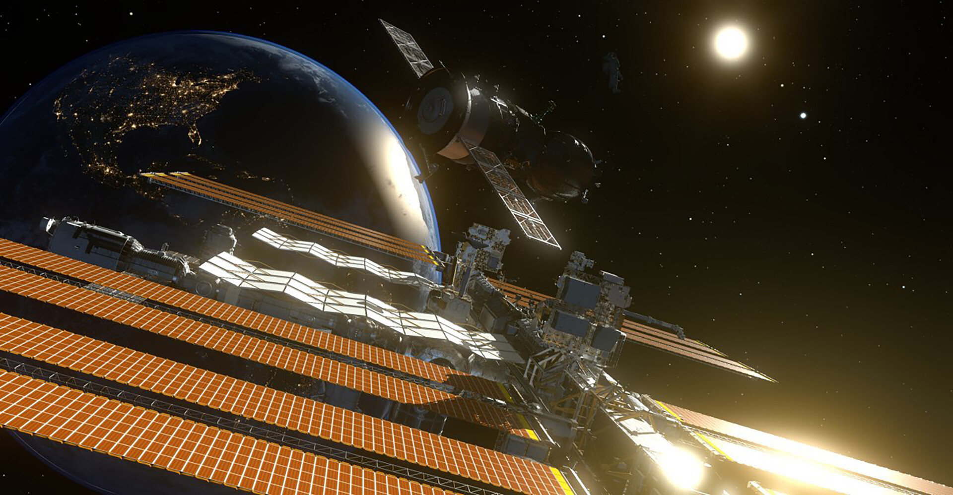 Andrey Kuznetsov-Nikoare - ISS render in Redshift (Cinema4d) 2018