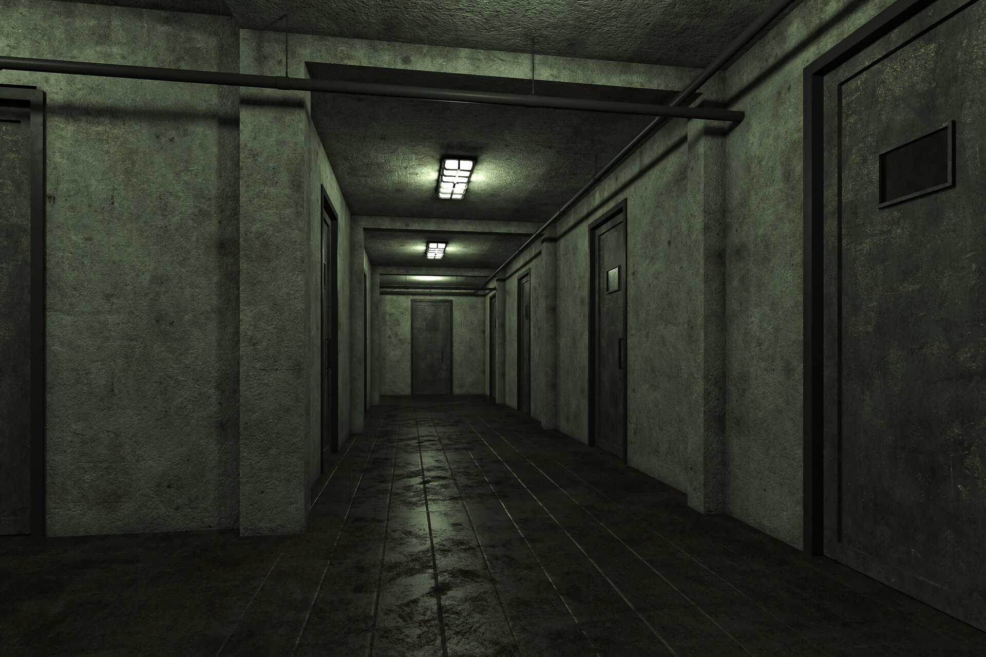 infinity vision - Old Dark Scary Corridor 09
