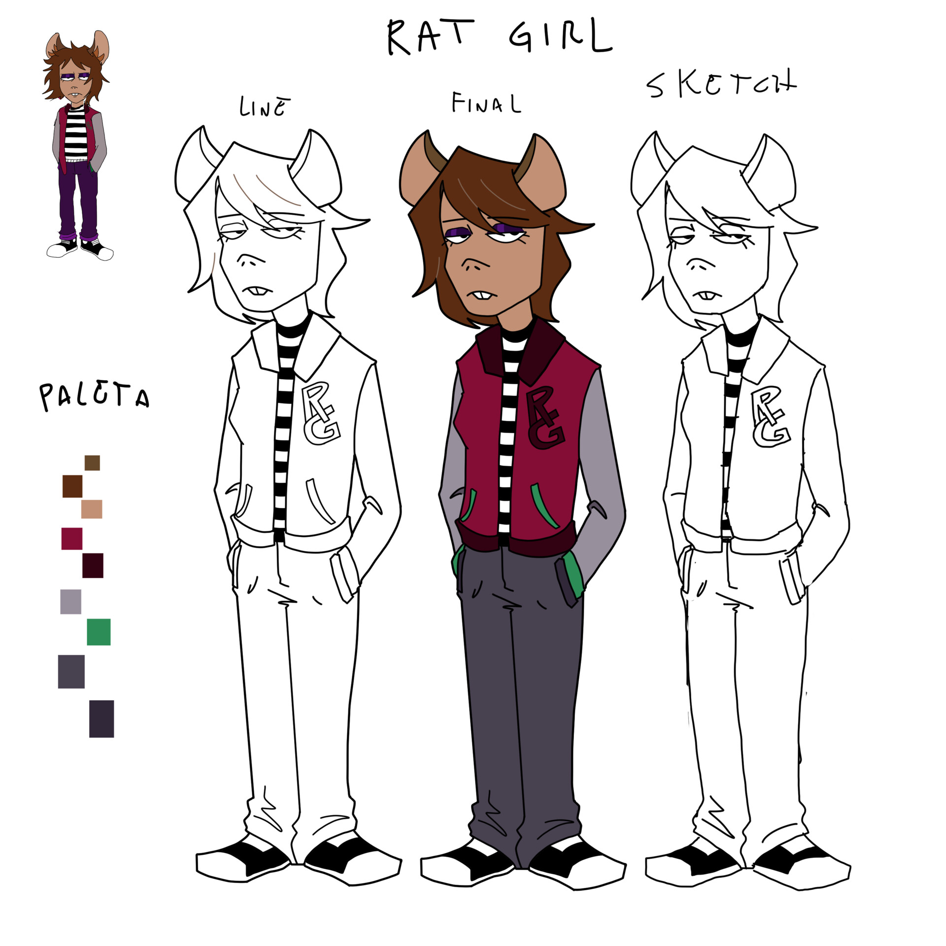 ArtStation - Rat Girl Concept Art