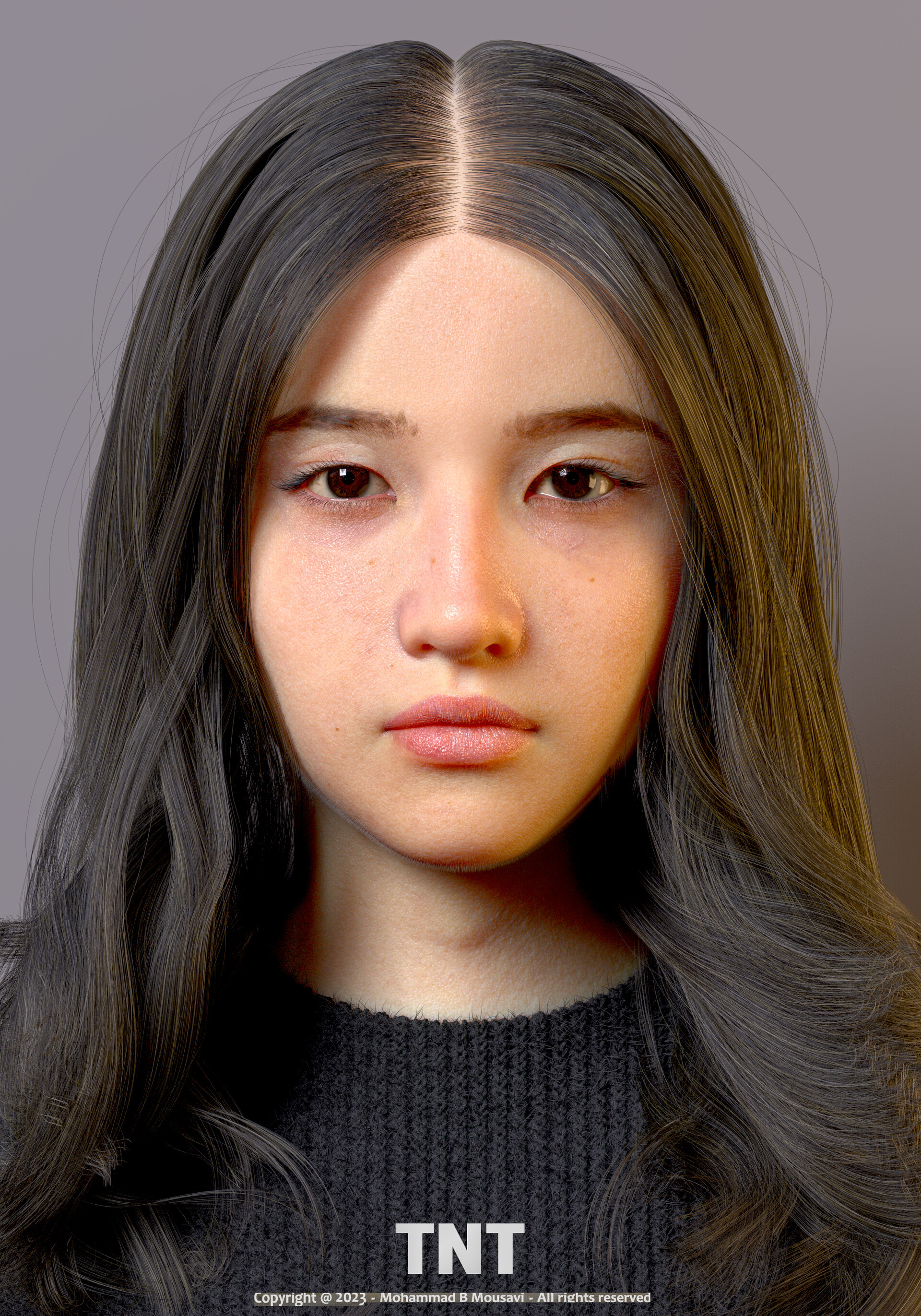 ArtStation - Asian girl