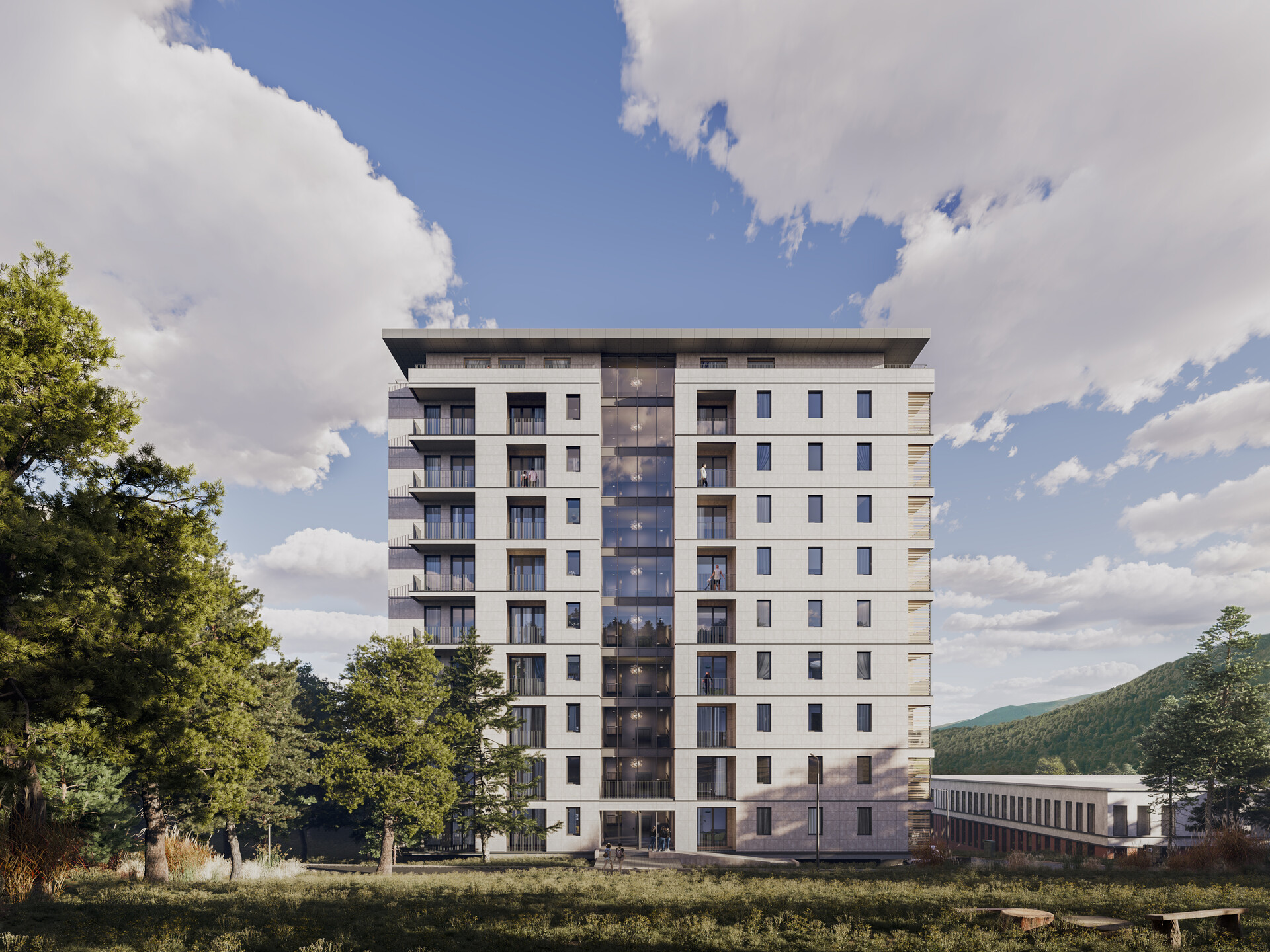 Paralel Visualization Studio - Residential building on Lisi