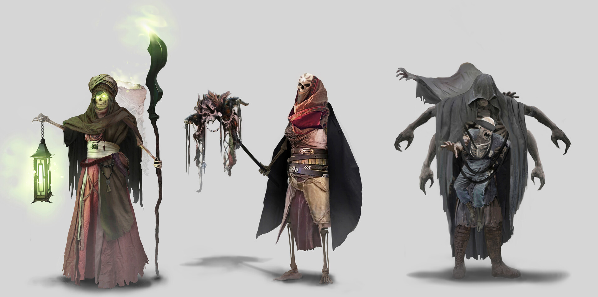 ArtStation - Wizard Skeletons