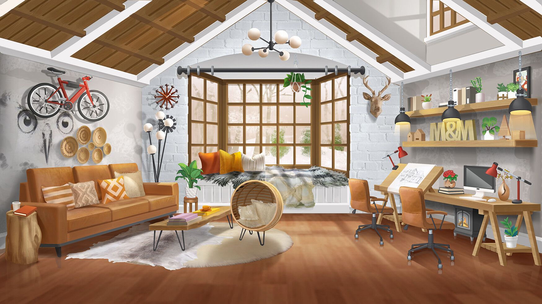 ArtStation - Scenic Interior Design