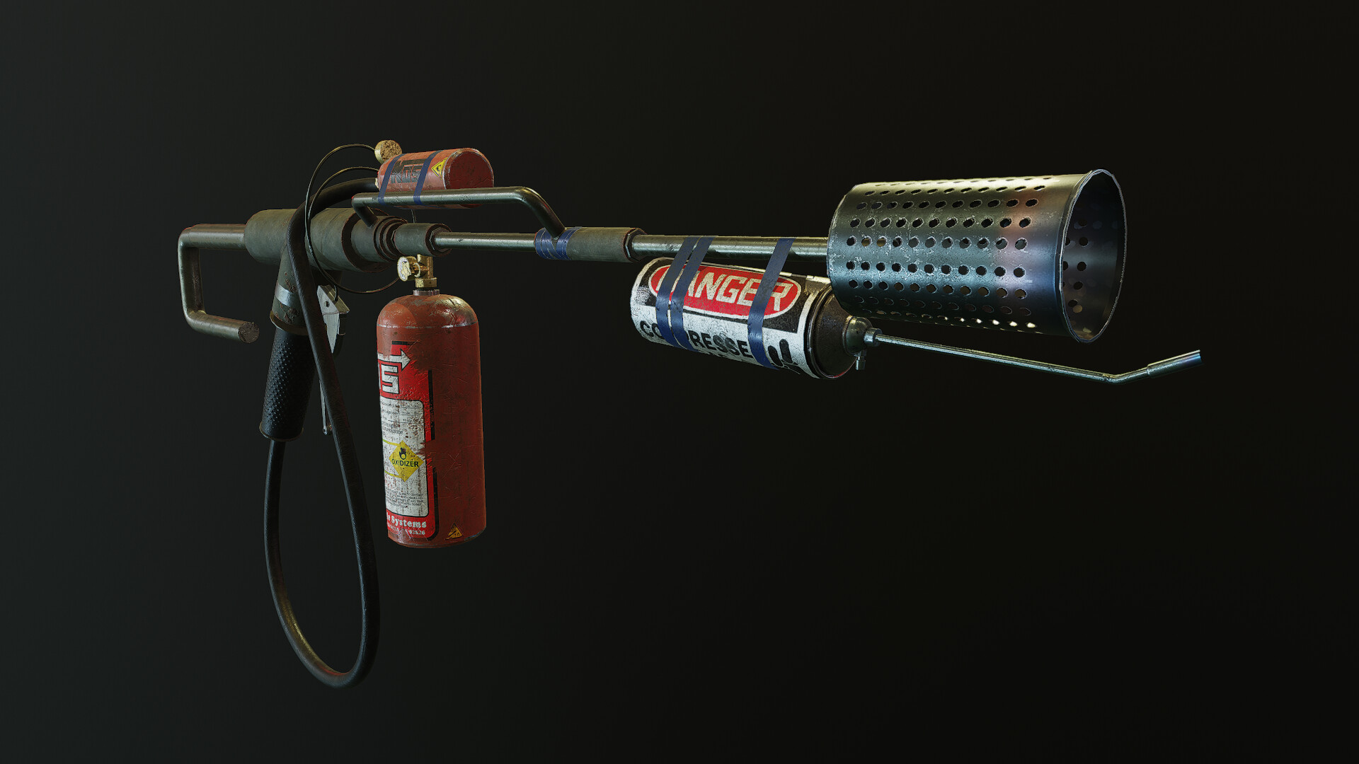 ArtStation - 3D Game Ready Model Fire Gun