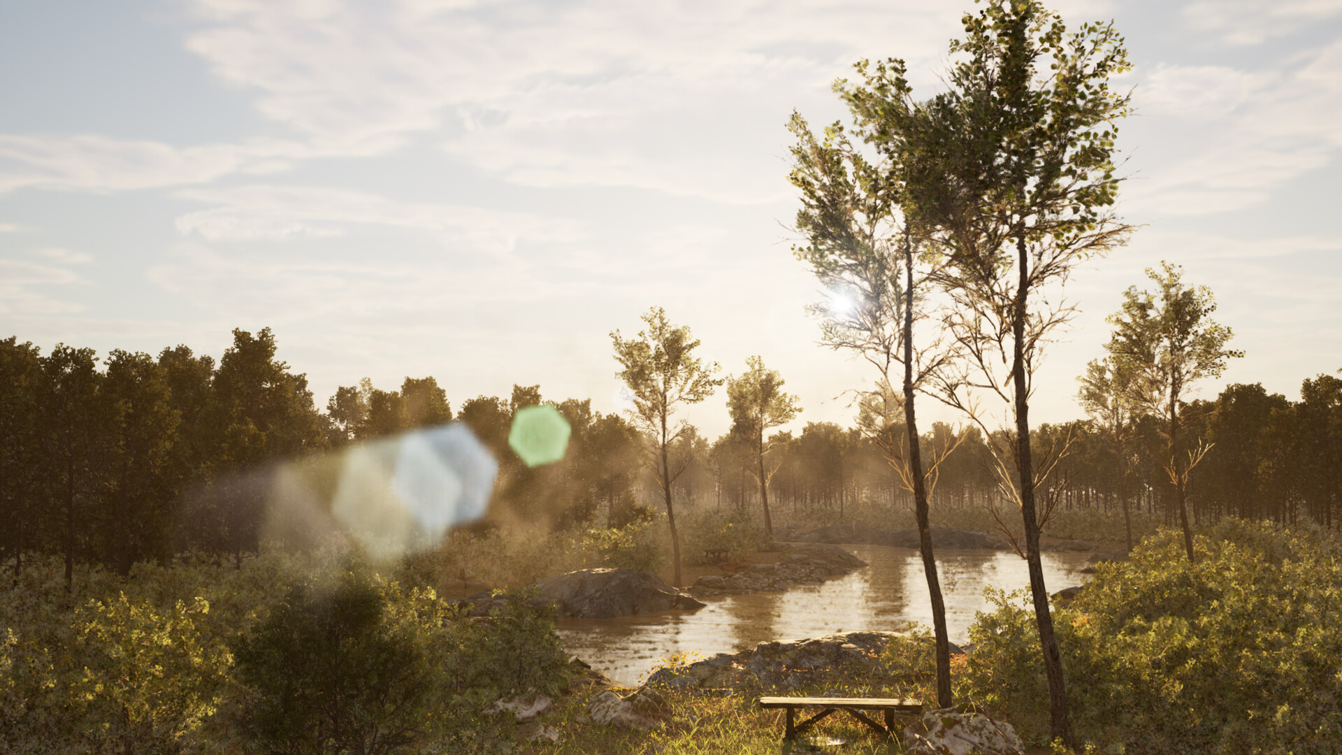 ArtStation - RIVER FOREST ENVIRONMENT