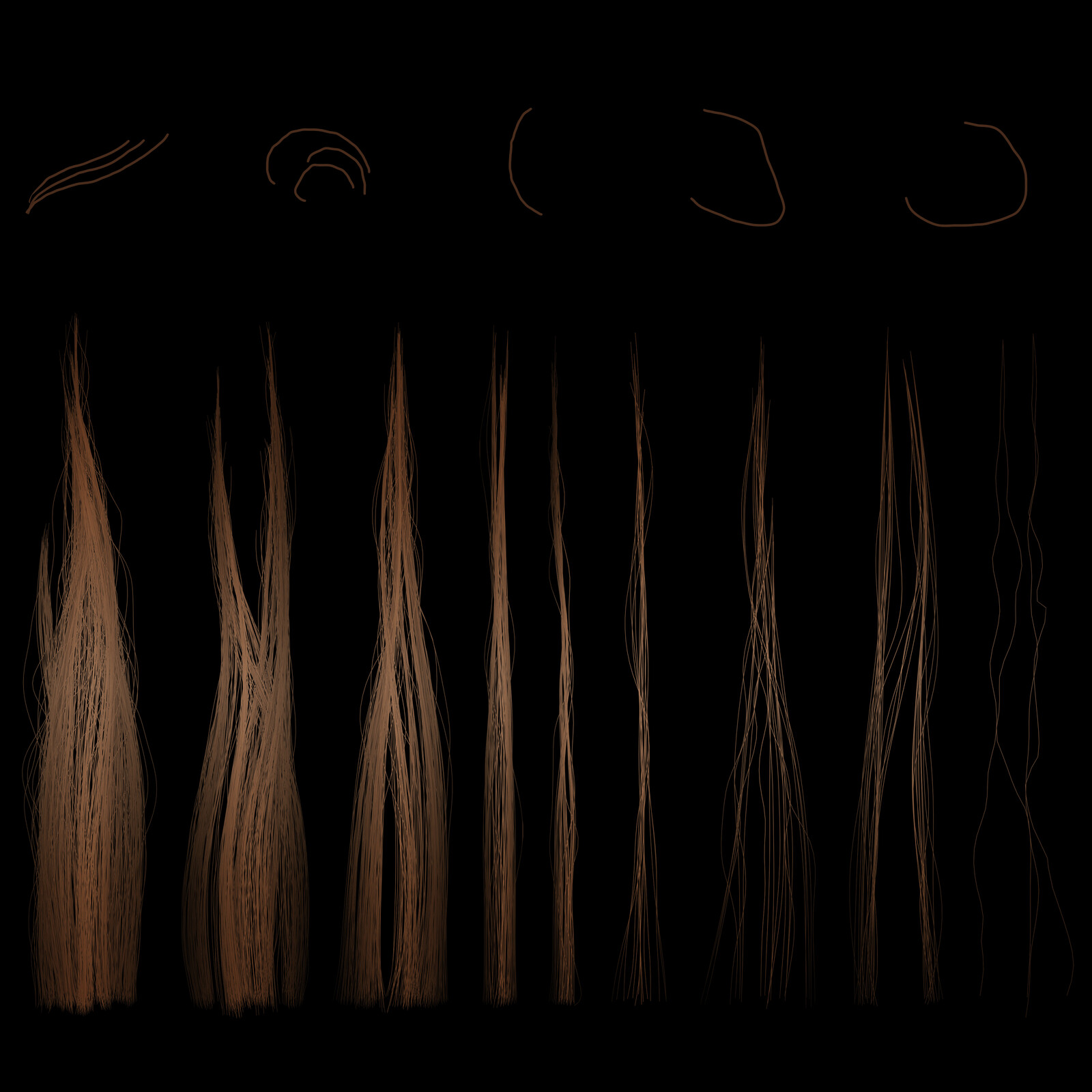 Beatriz Campos - Haircards progress (WIP)