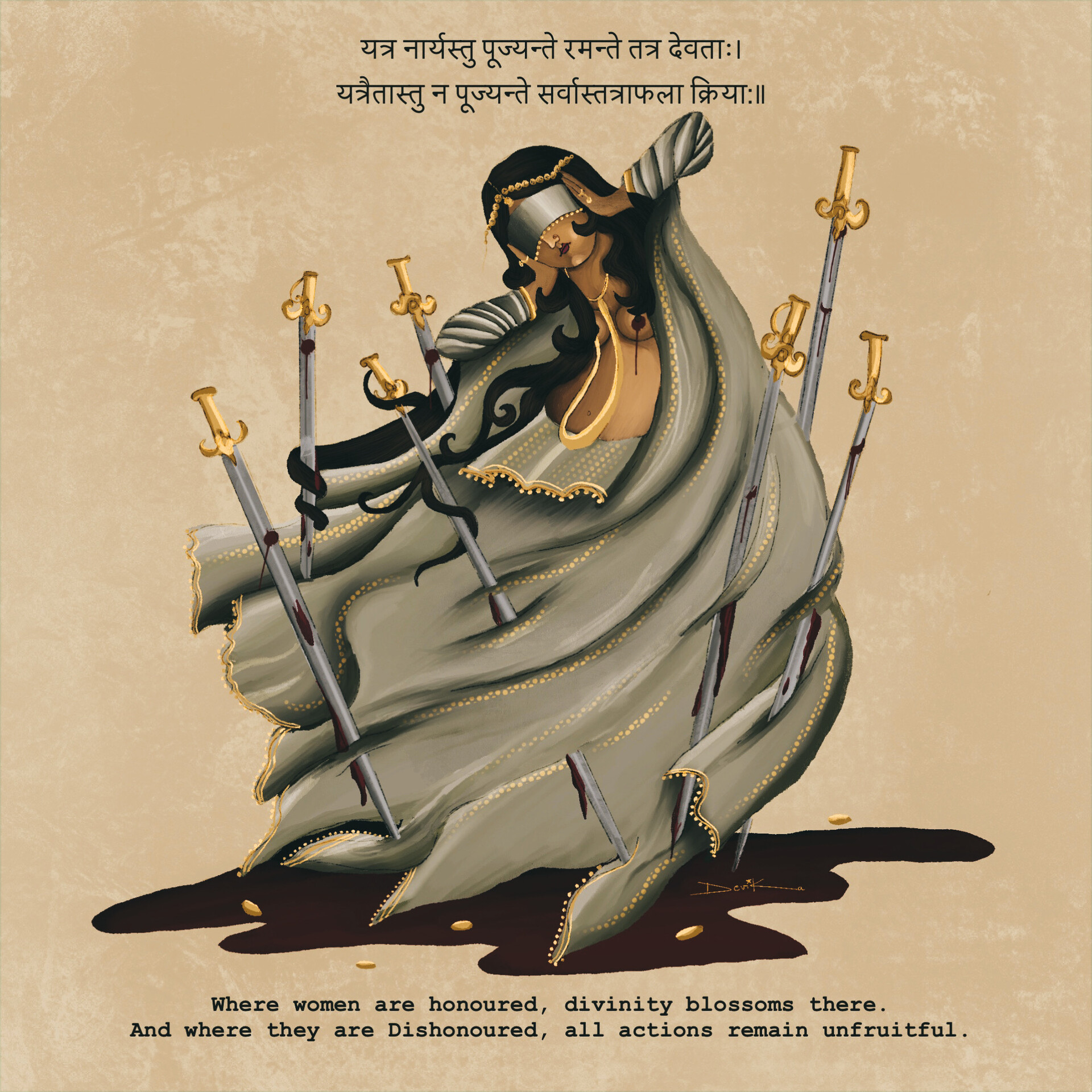 ArtStation - story of she digital painting