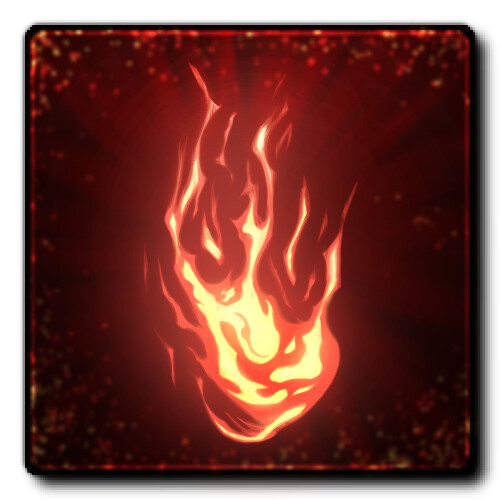 ArtStation - Fire Skill Icon