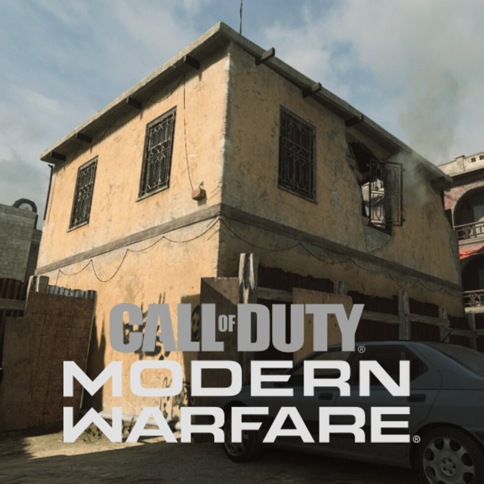 ArtStation - Call of Duty Modern Warfare - Backlot Broken Building