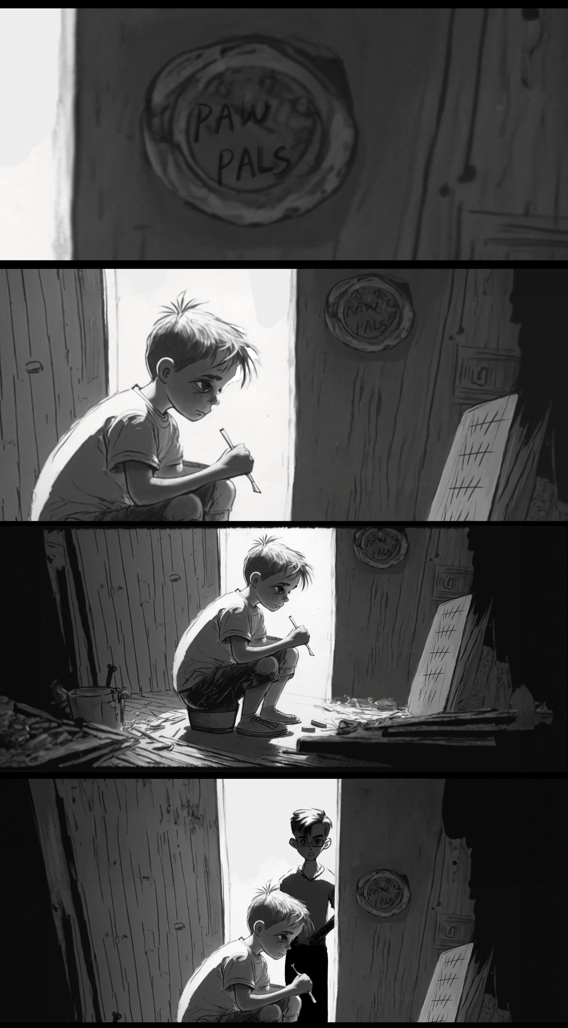 ArtStation - Storyboard Practice with PS 2023 Beta