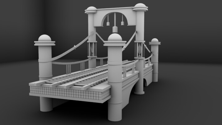 ArtStation - Metropolitan Bridge.