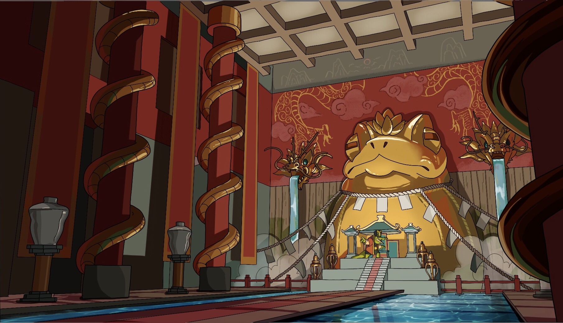 ArtStation - Toad temple