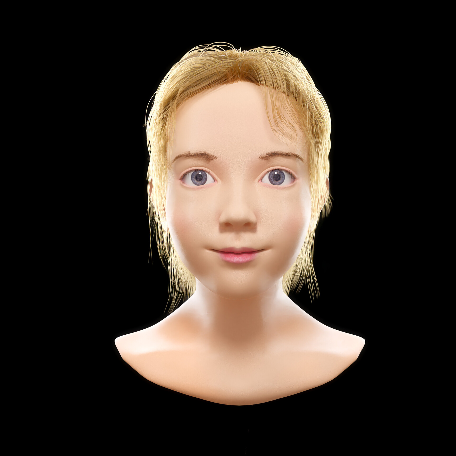 ArtStation - Game character. Blender 3D