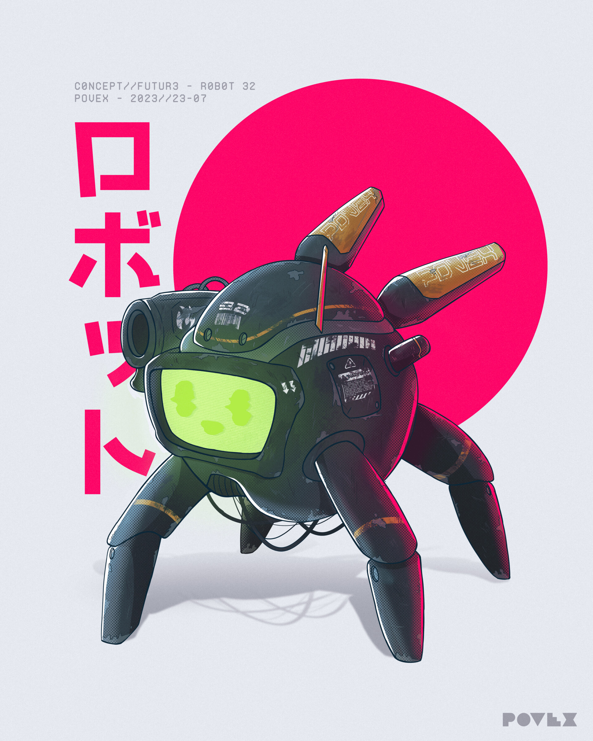 ArtStation - Robot 32 // Concept