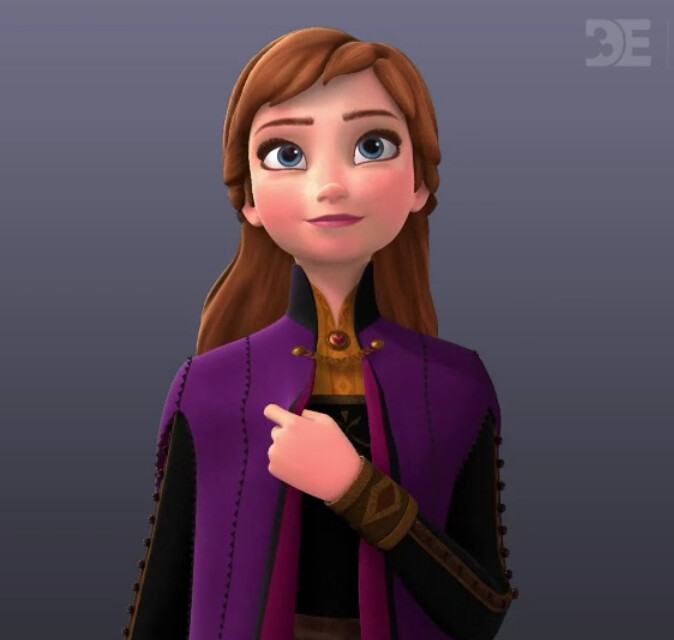 ArtStation - Anna for Disney Interactive Experiences