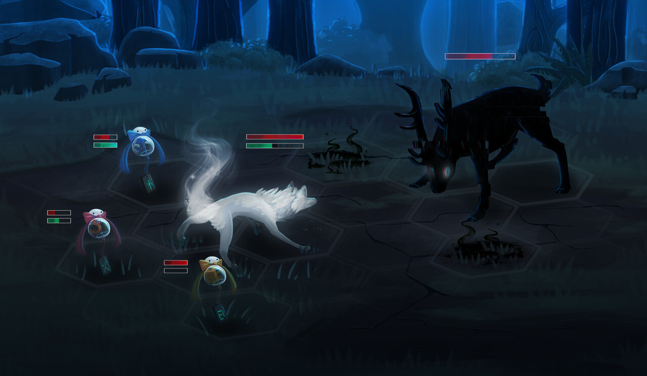 ArtStation - Spirit fox game (concept art)