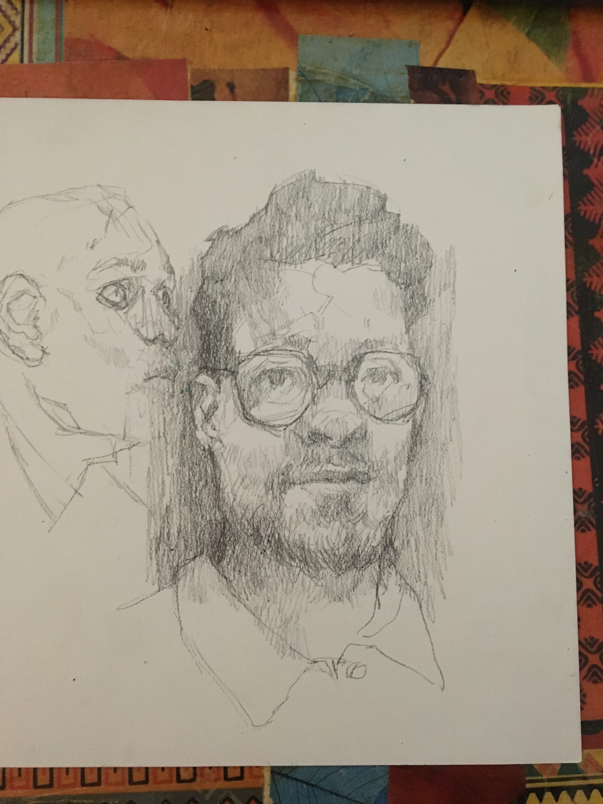 Javier Domenichini - "Drawing studies # 3" - portrait sketch