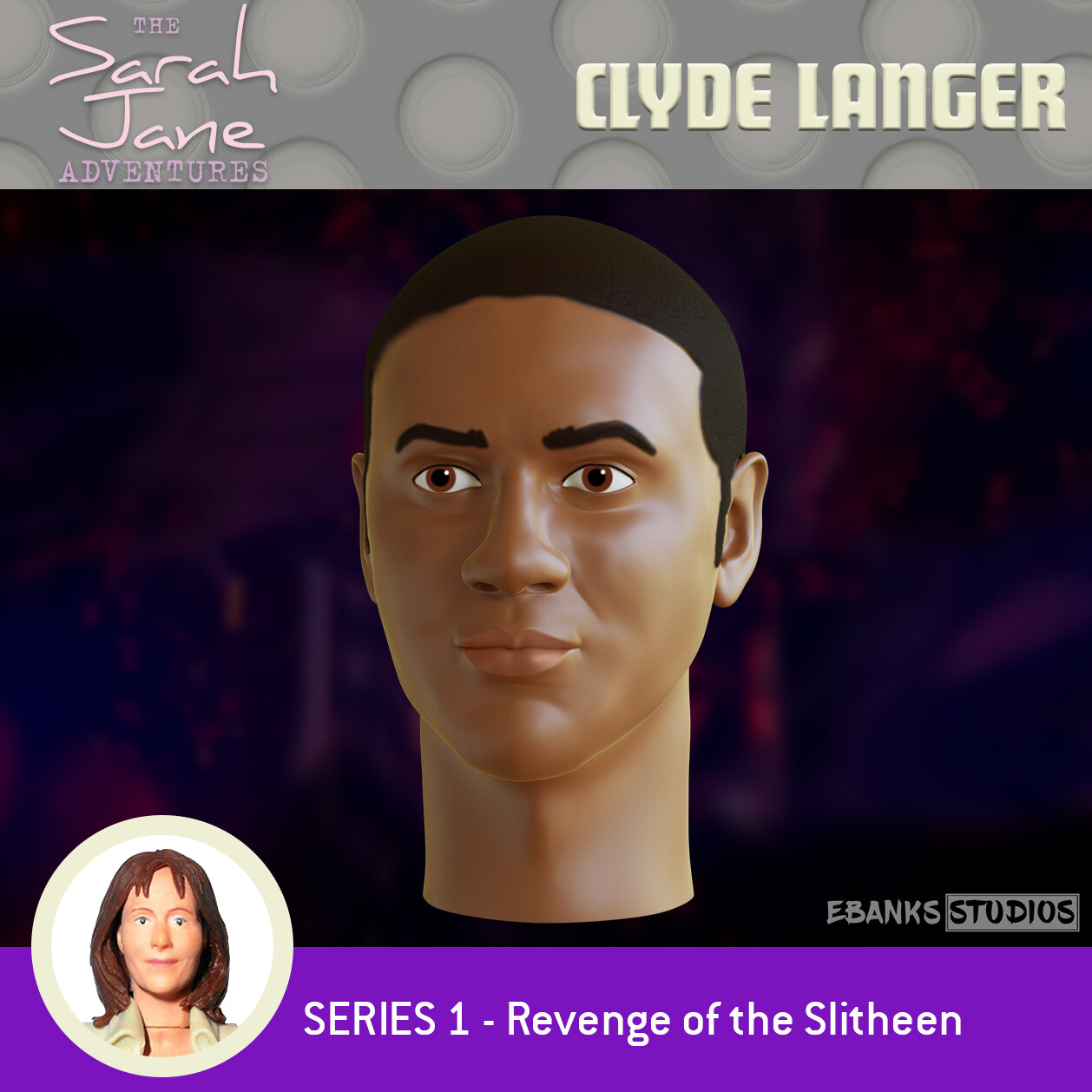 ArtStation - Clyde Langer - Custom Doctor Who Figure Head