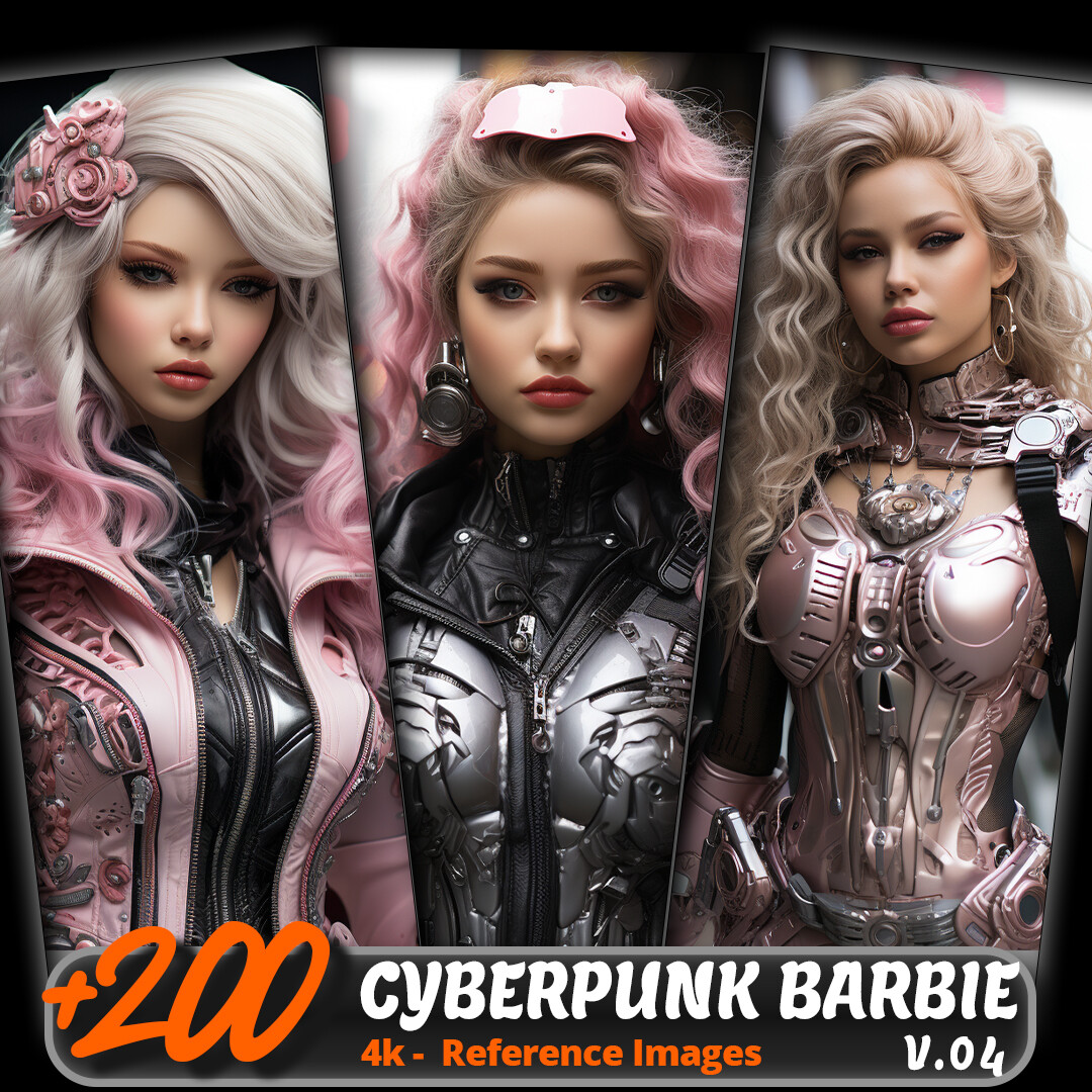 ArtStation - CYBERPUNK BARBIE VOL.04/ 4K/ Reference Image