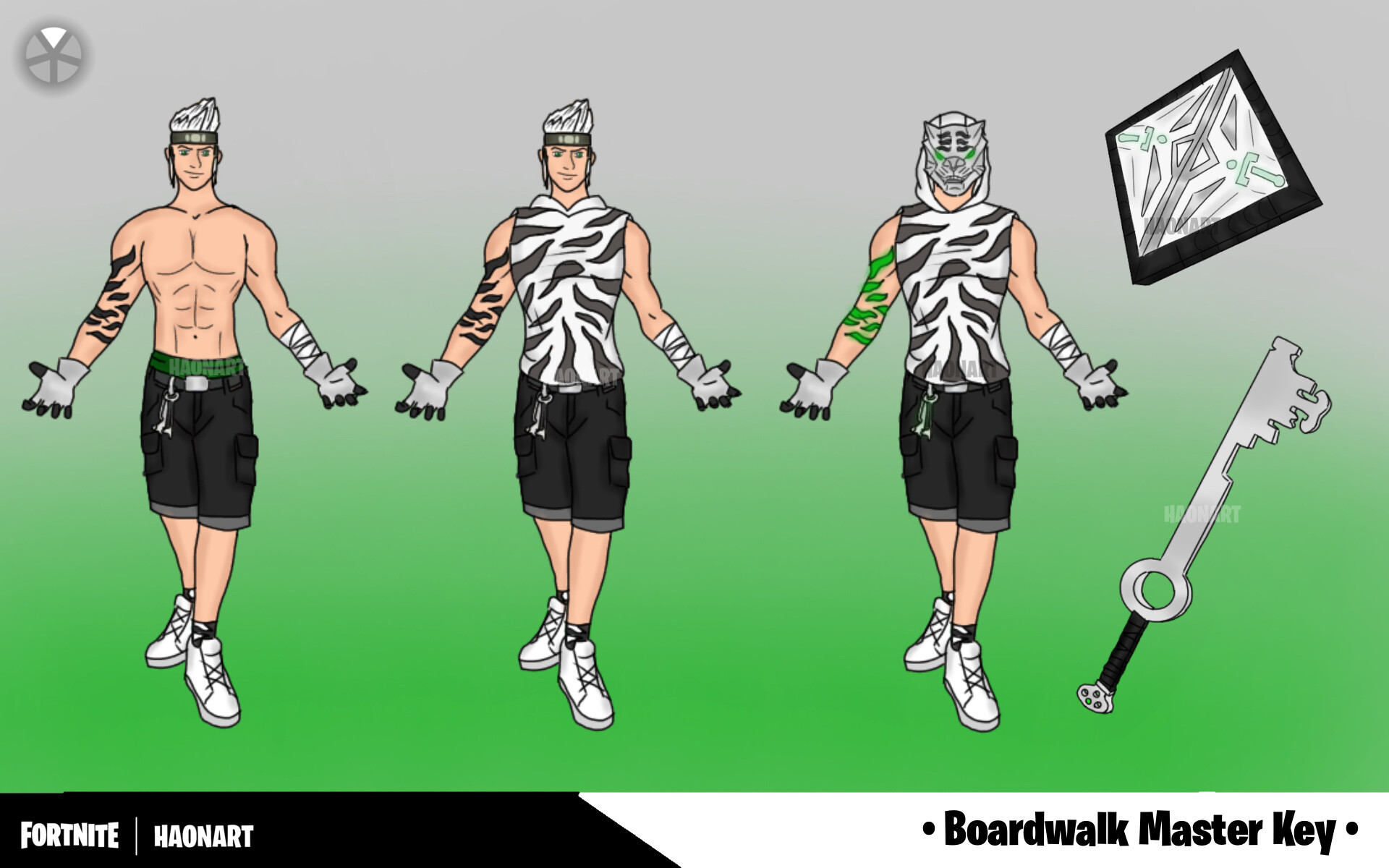 how to draw fortnite master key