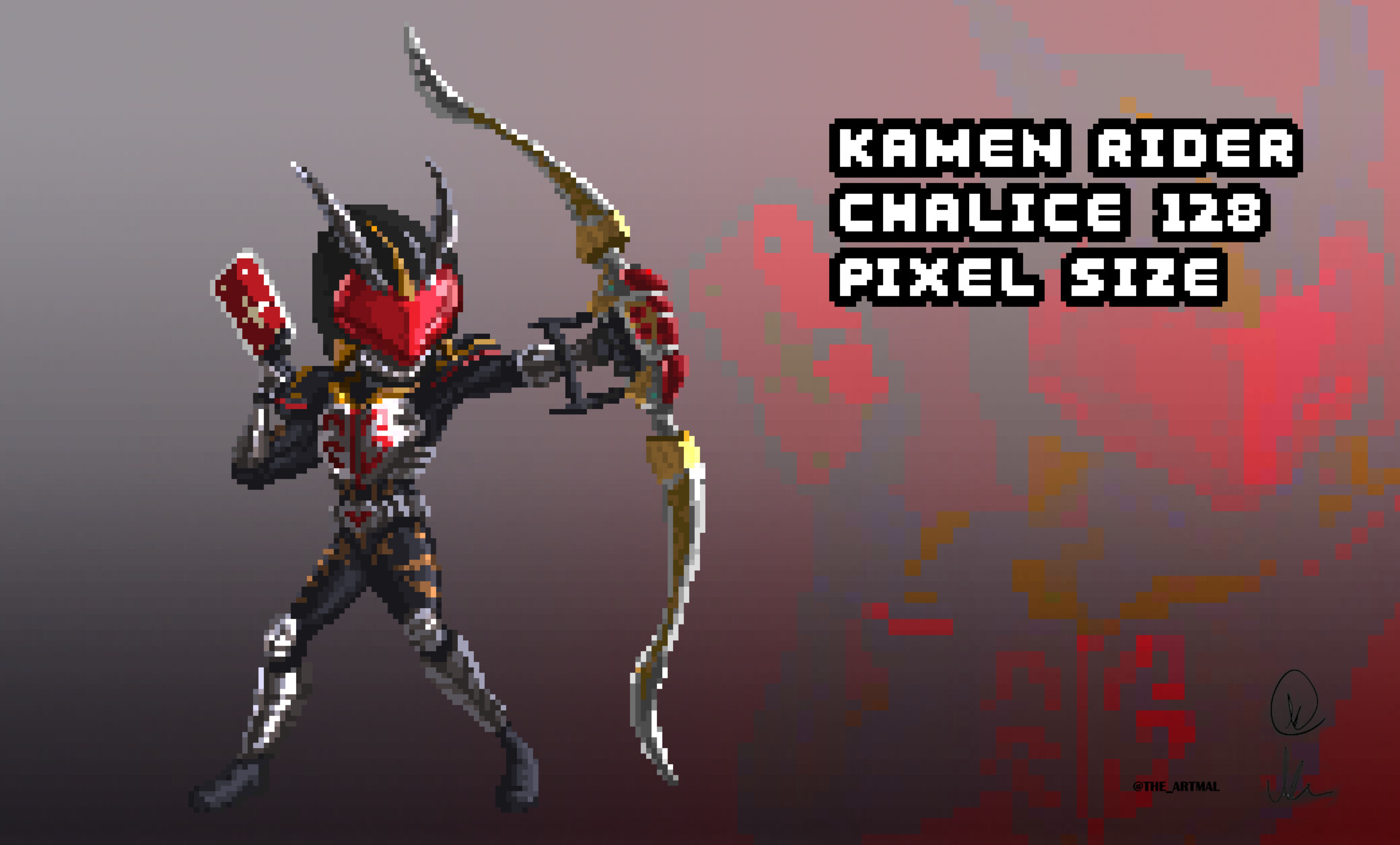 ArtStation - Kamen Rider Chalice 128 pixel ar