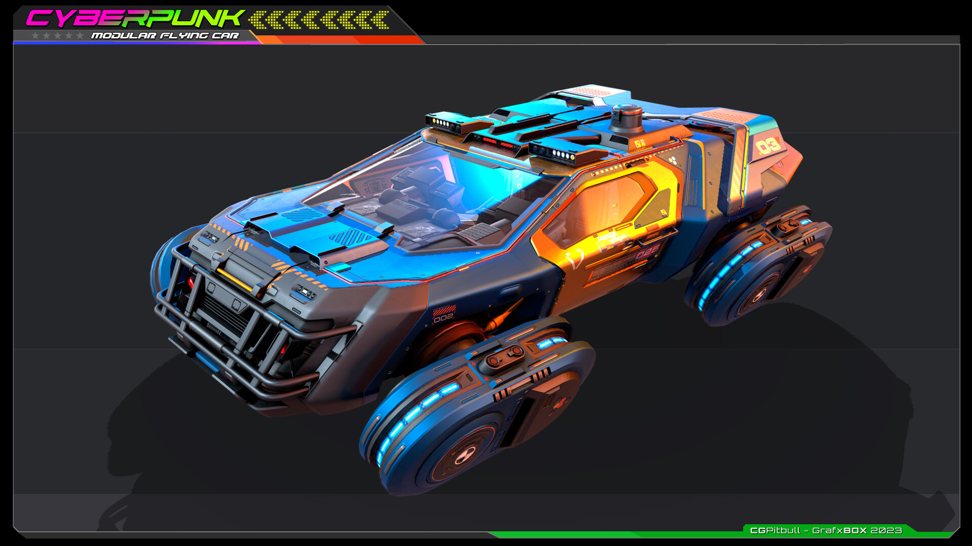 ArtStation - CYBERPUNK - Modular Flying Car