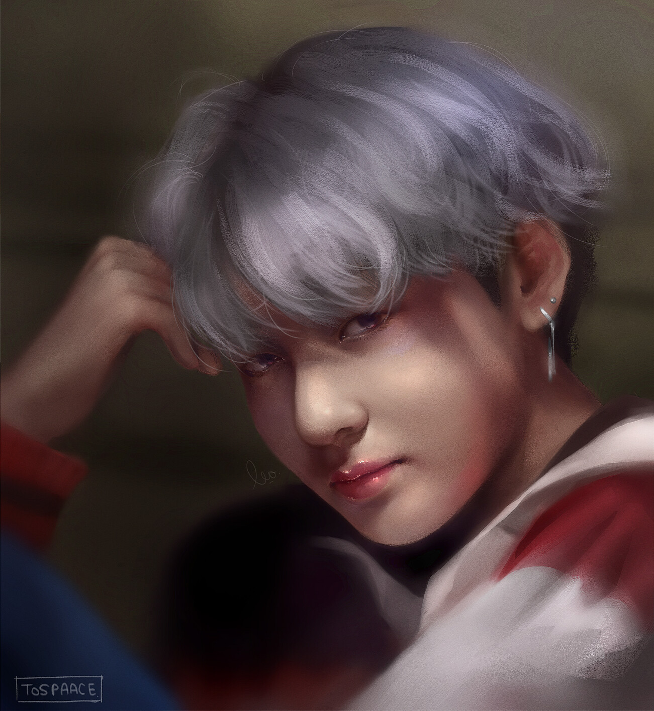 ArtStation - BTS V Portrait Fan Art