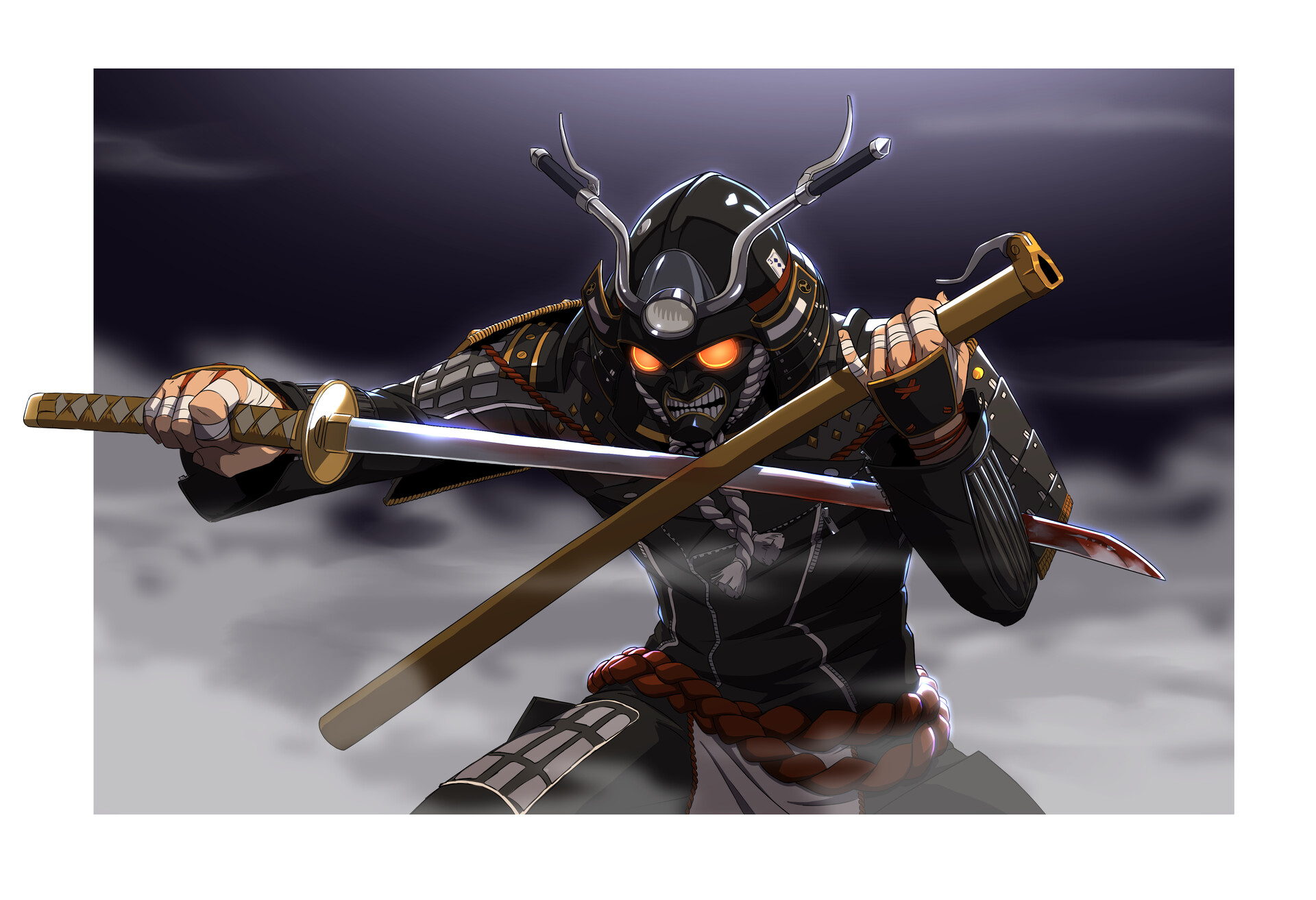 ArtStation - Biker Samurai