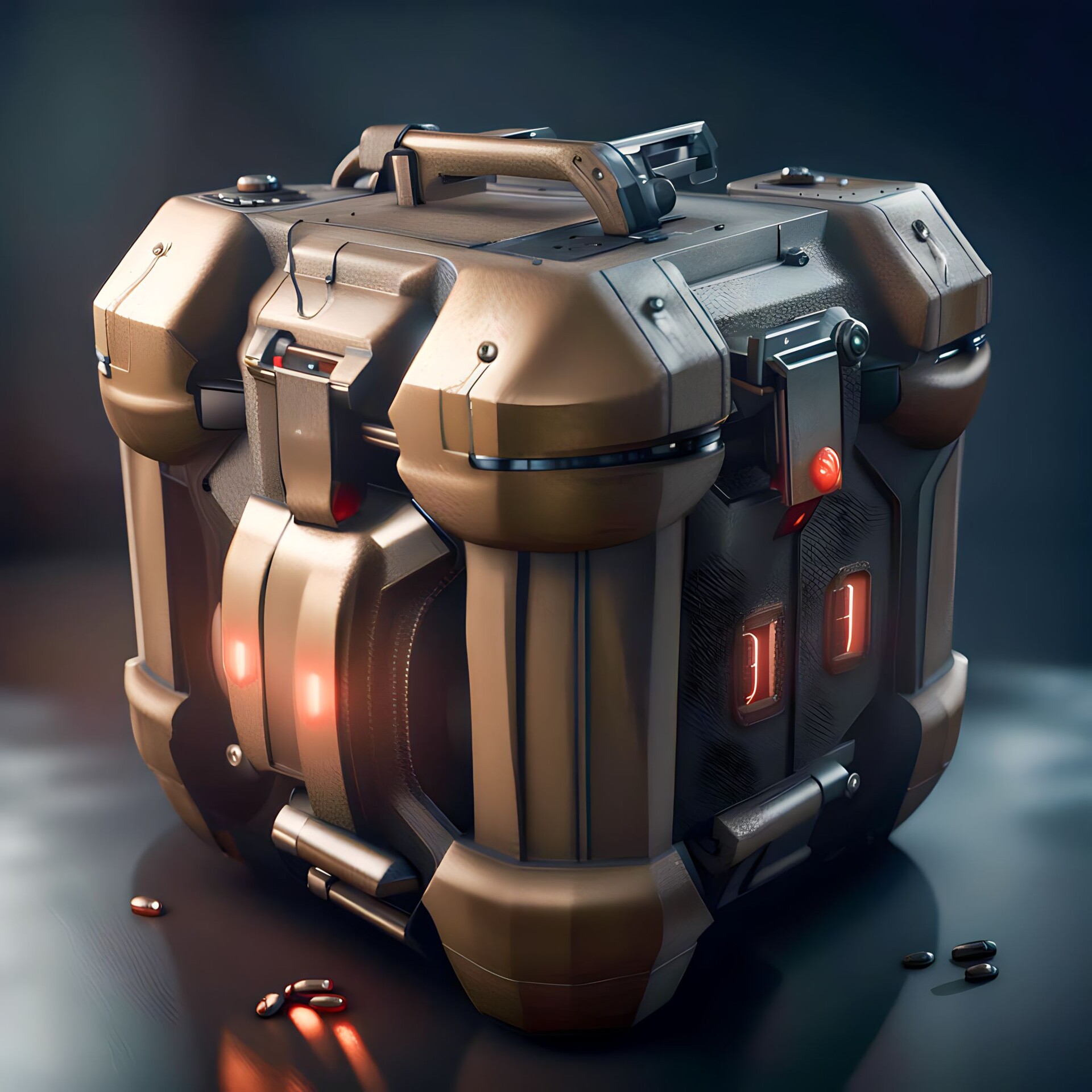 ArtStation - box with basic tools for survival in the apocalypse