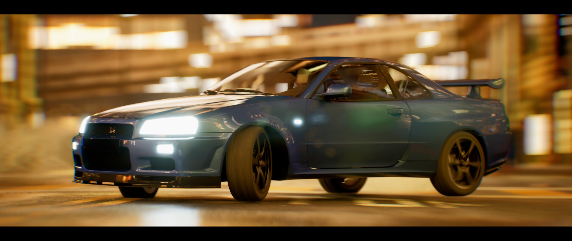 Skyline Gtr R34 Drifting