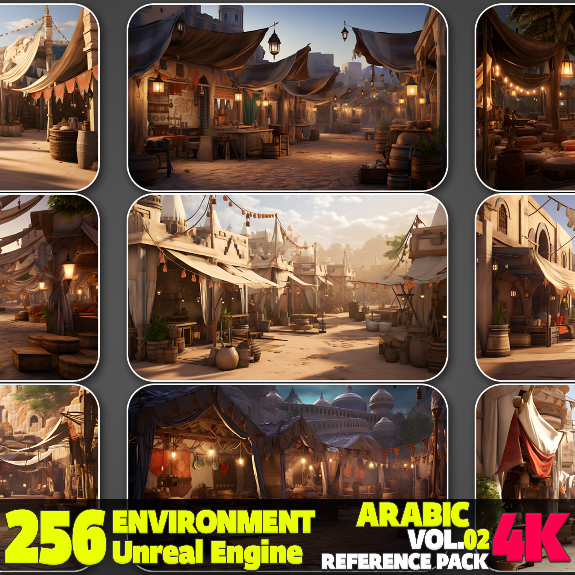 ArtStation - 256 4K Arabic Environment Reference Pack Vol.02