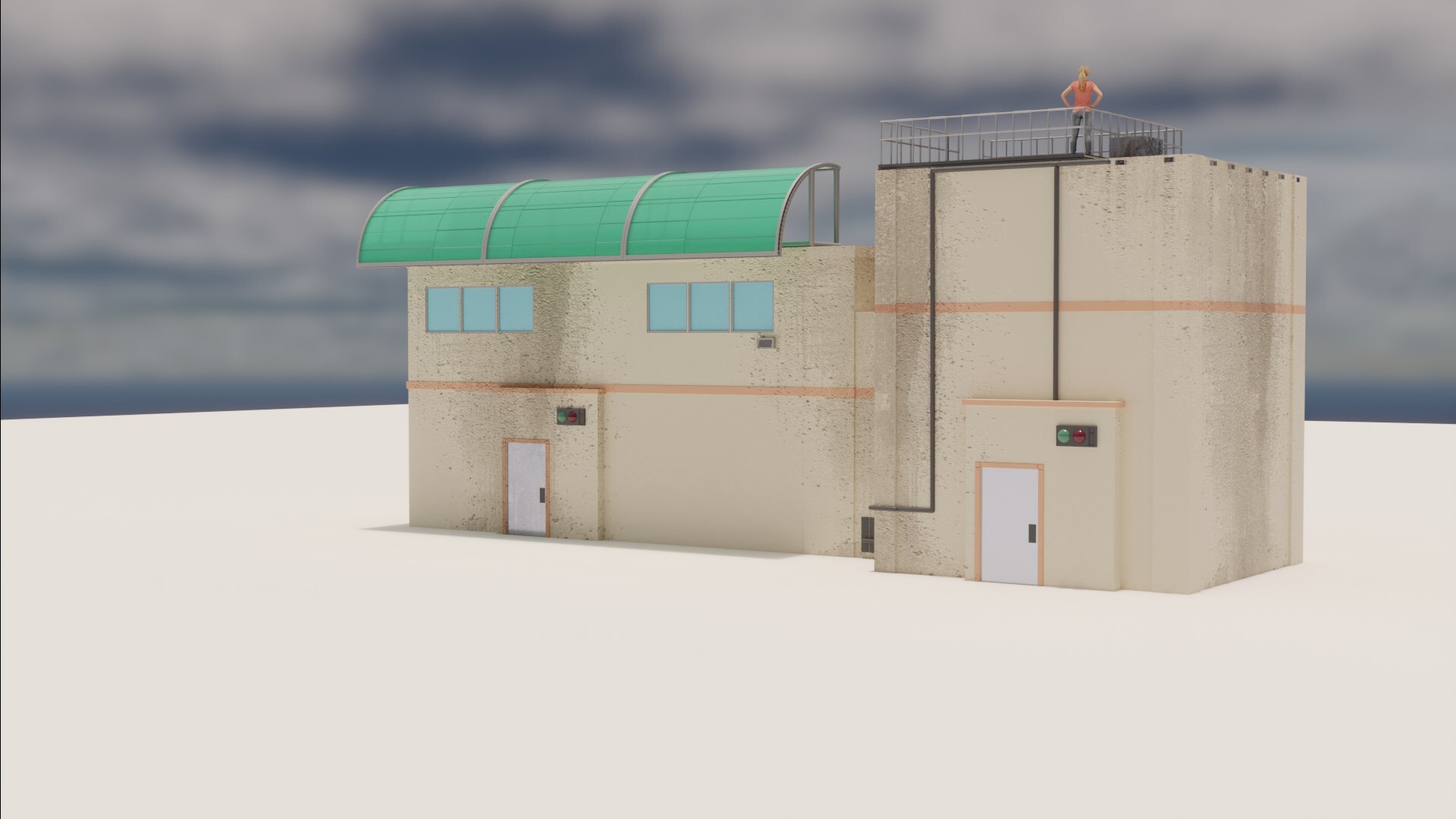 ArtStation - Wasteland Building