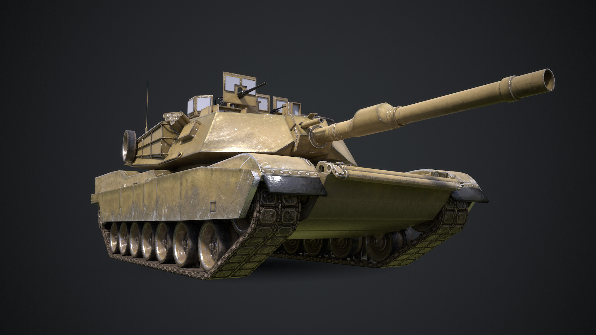 ArtStation - M1A2 Main Battle Tank