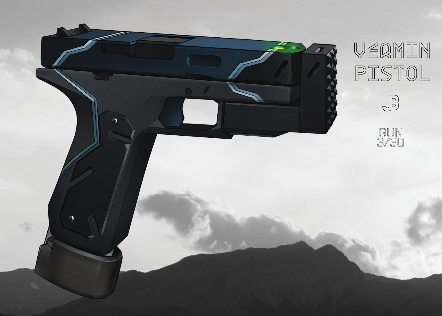 ArtStation - VERMIN PISTOL