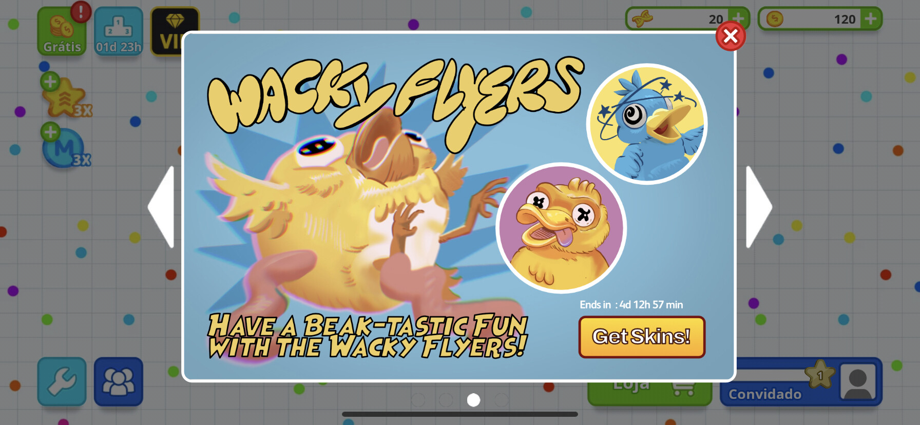 Sarapintar - Agar.io | Wacky Flyers