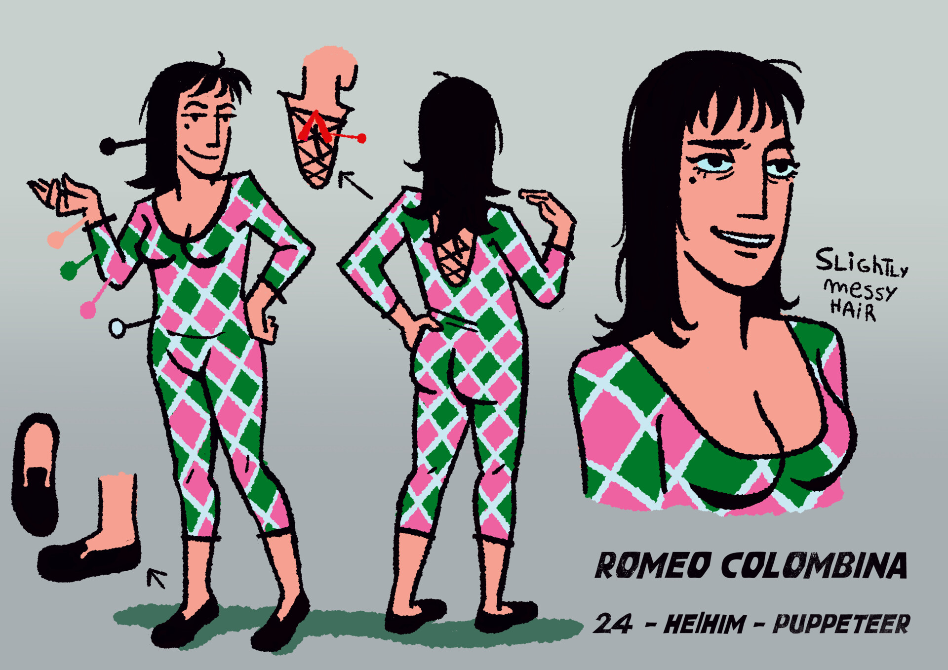 ArtStation - Romeo design sheet