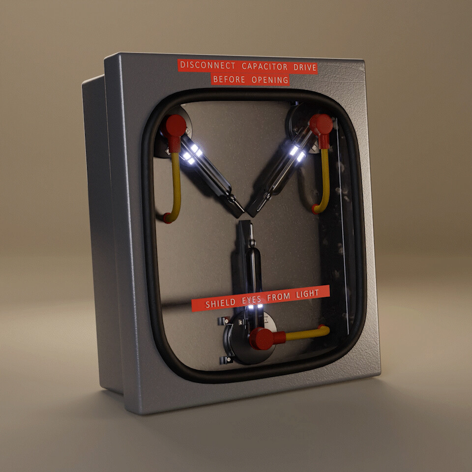 ArtStation - Flux Capacitor from BTTF