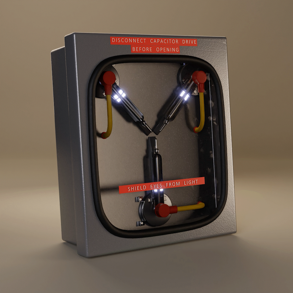 flux capacitor animation