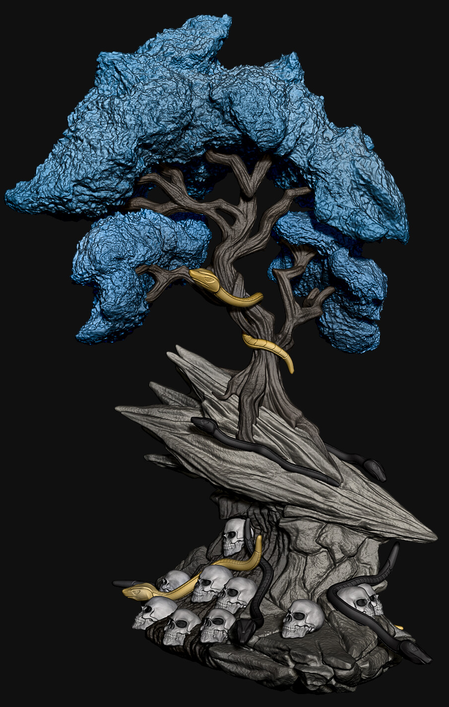 Luis Donaldo Meza - Witcher Elements - Earth - Miniature 80mm