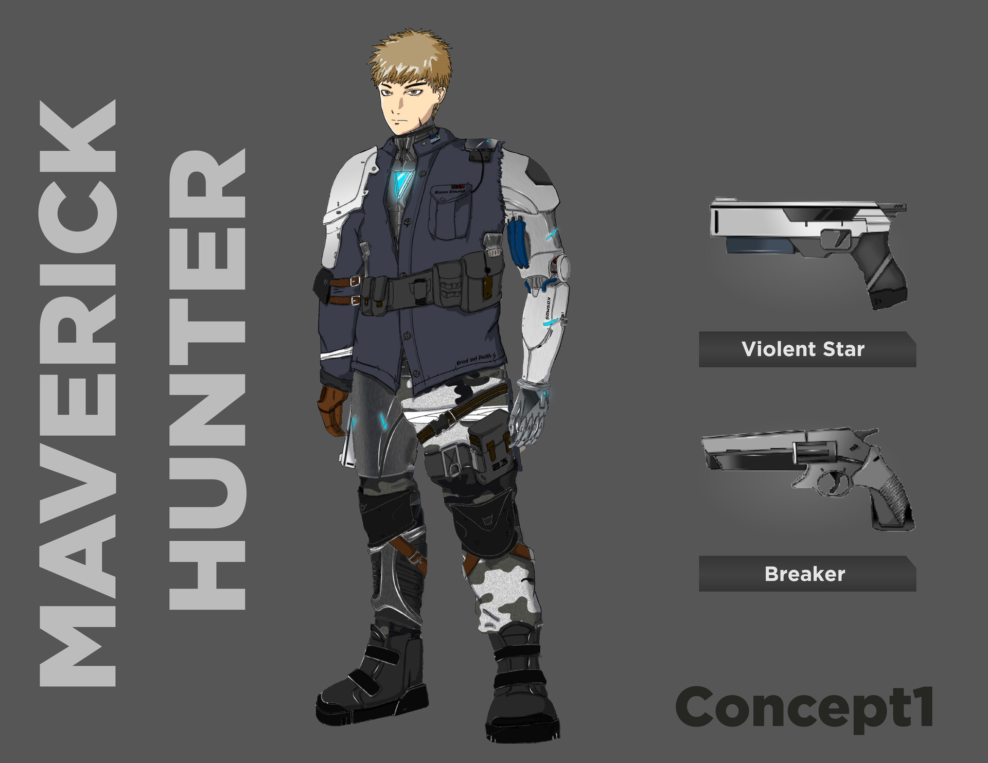 ArtStation - Maverick Hunter Concept 1