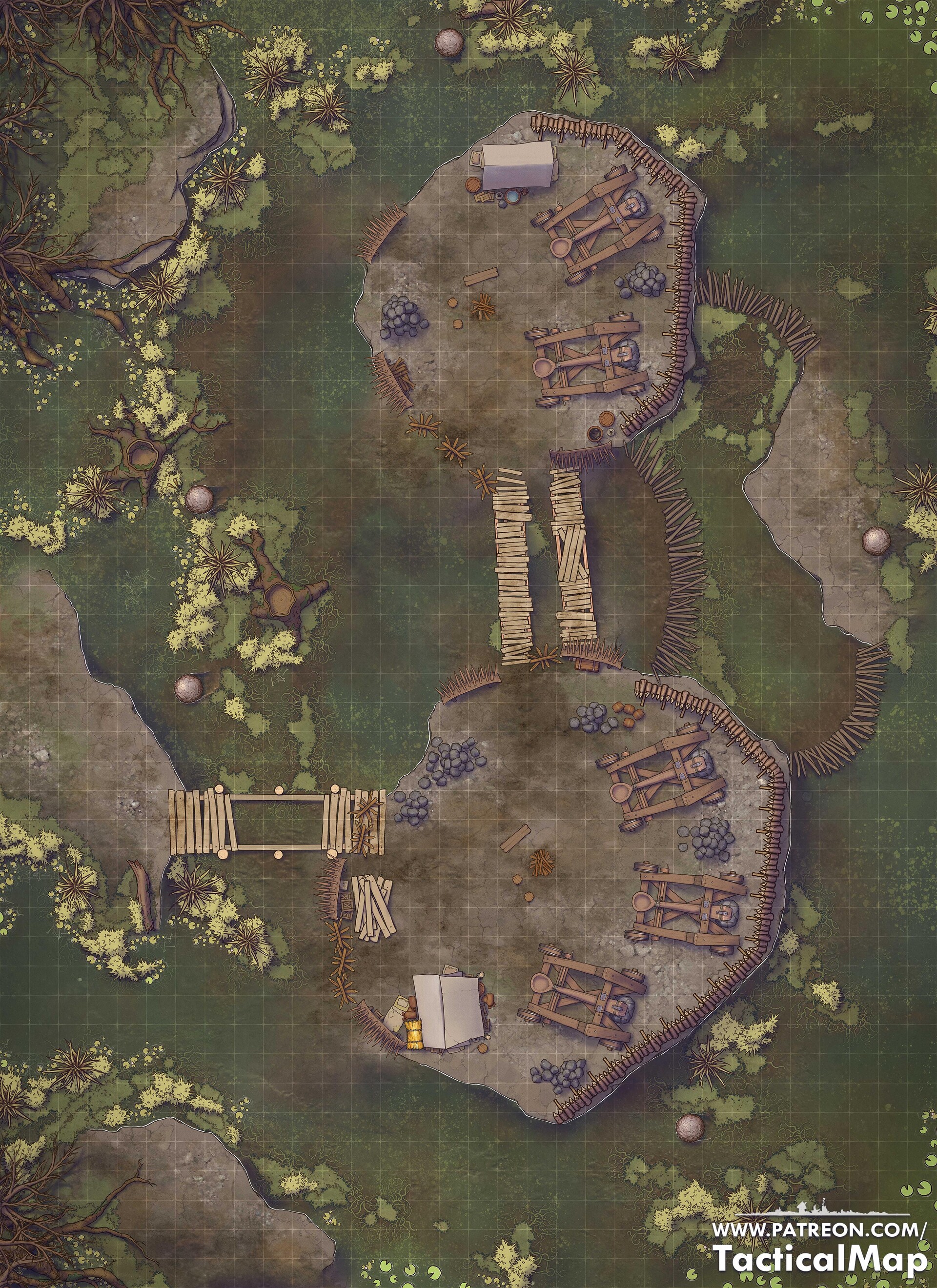 ArtStation - Catapults on the battlefield [32x44]