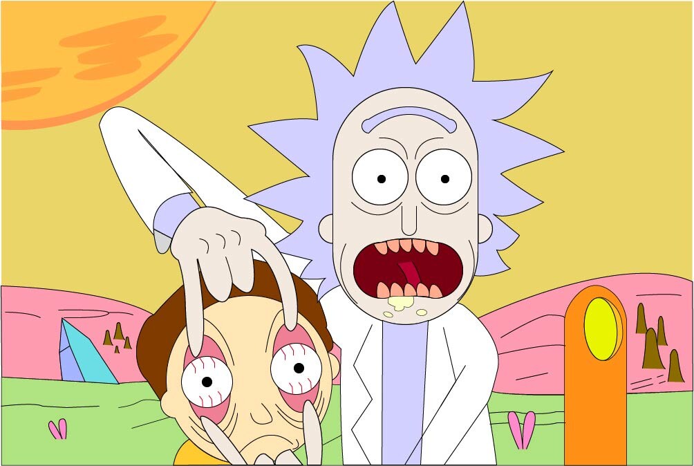 ArtStation - Ricky And Morty