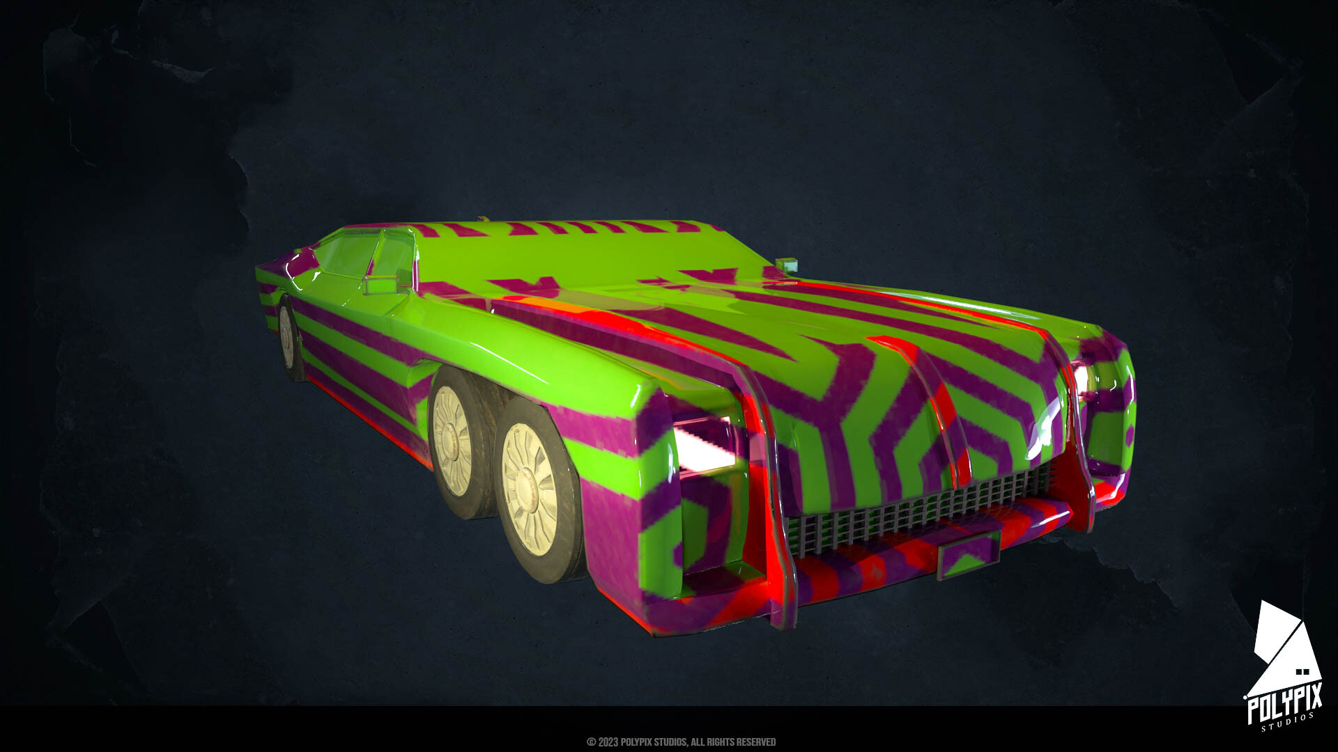 ArtStation - POLYPIX | Sci-fi Supercar